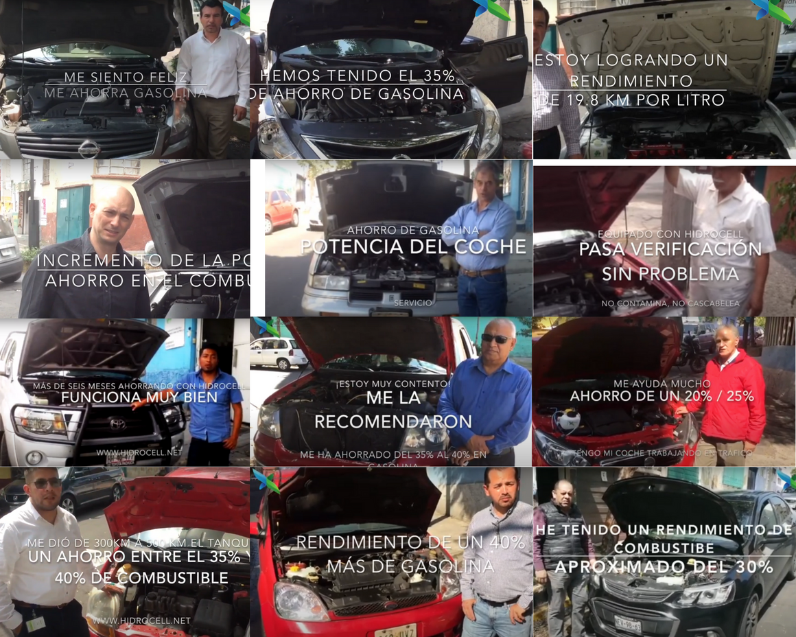 Hidrocell Ahorradores de gasolina